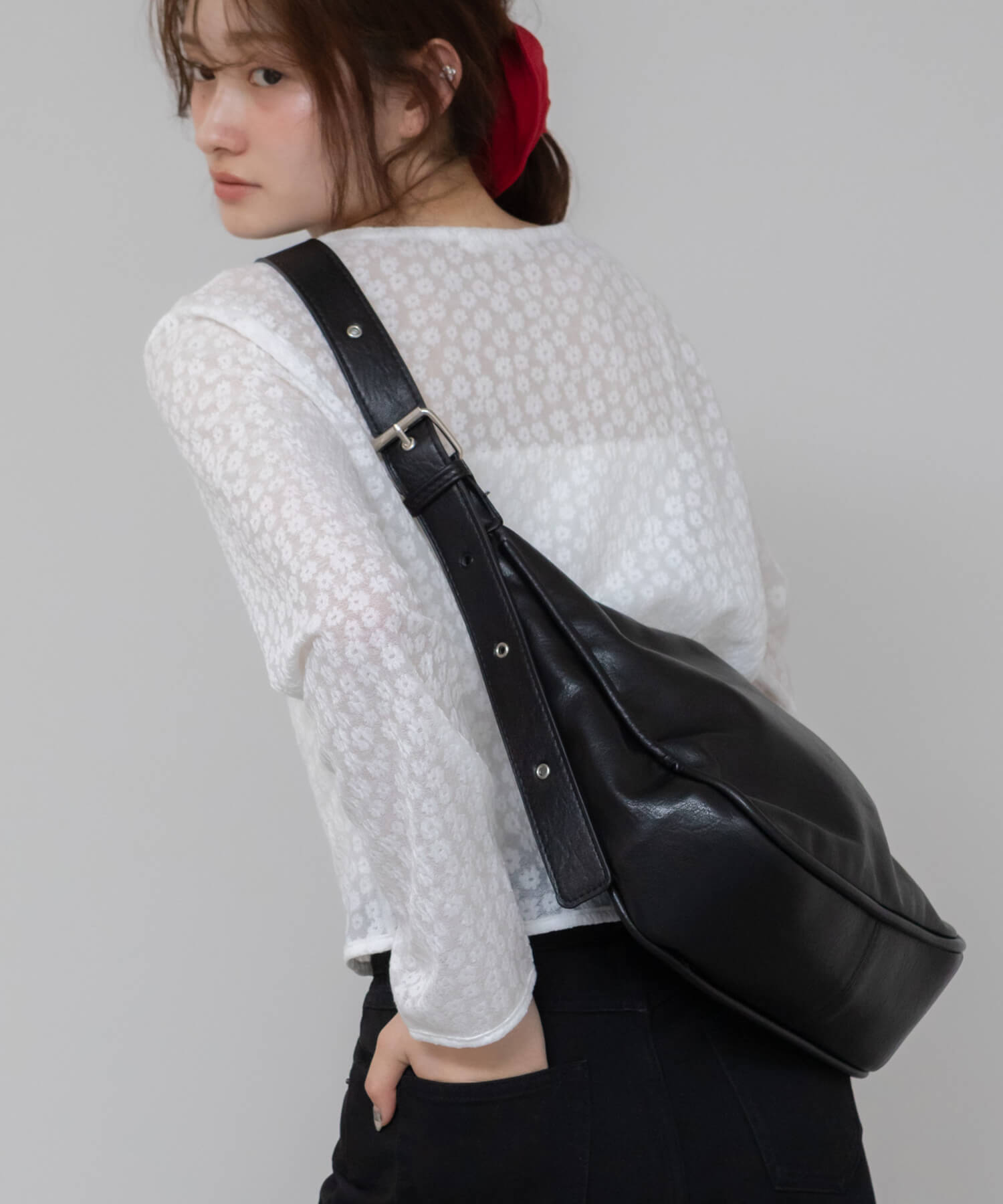 Double Belt Shoulder Bag | HEILIS